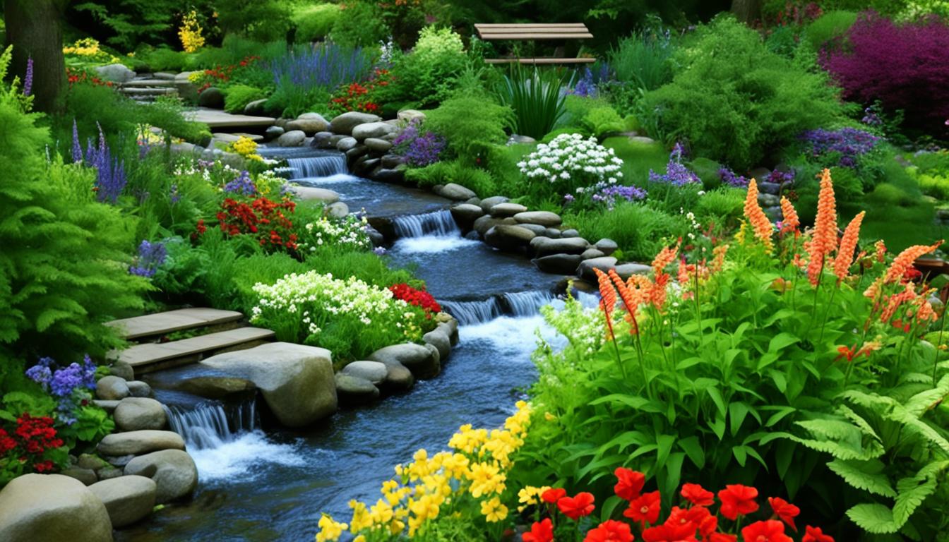 Creating natural-looking streams in your garden