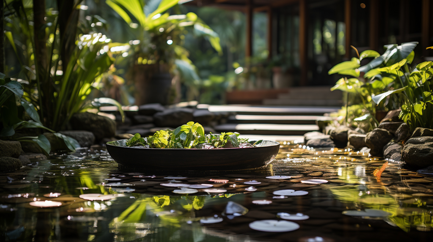 Creating a Peaceful Oasis with a Water Feature - A Touch of Nature