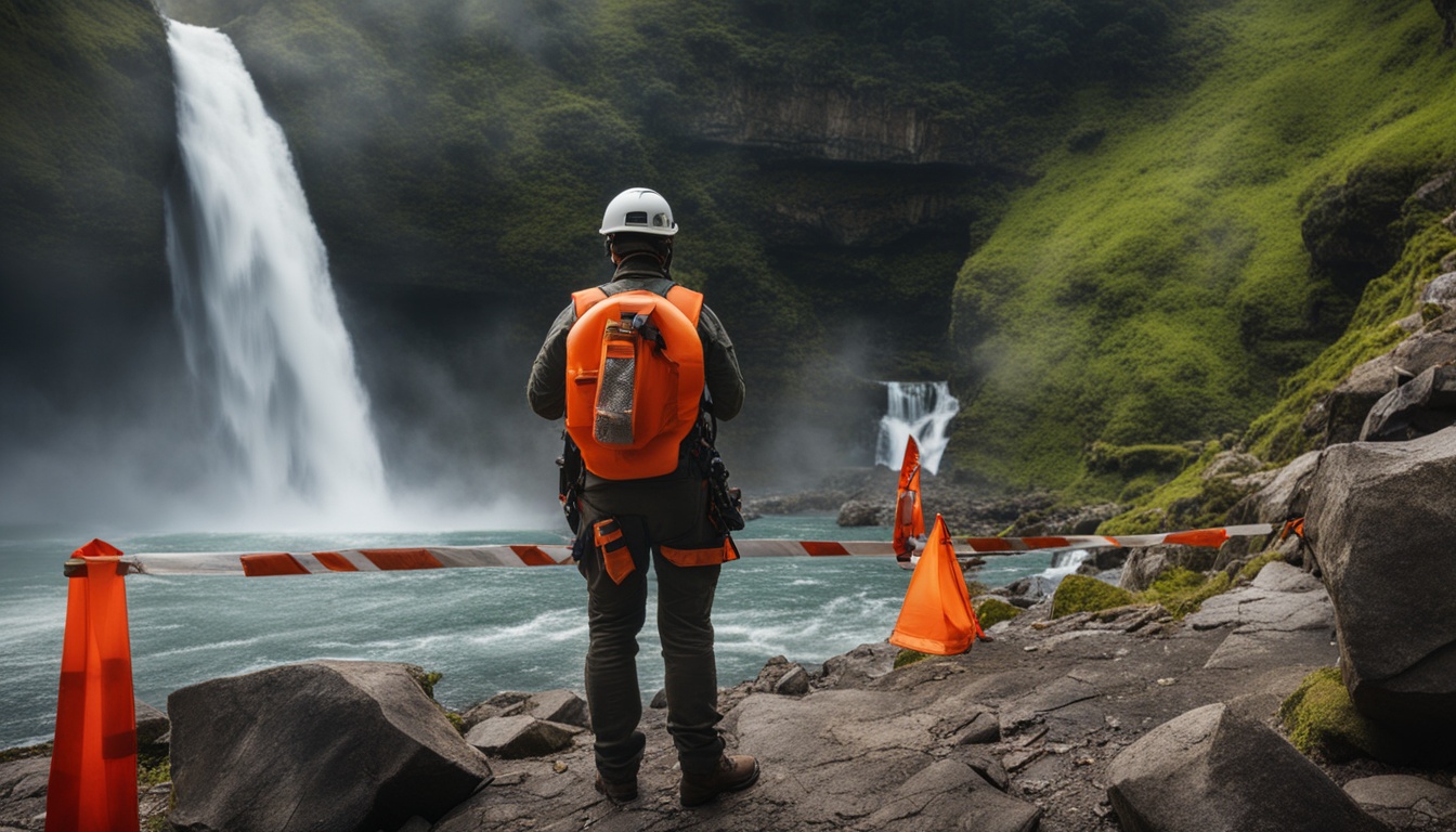 Safety tips for building waterfalls